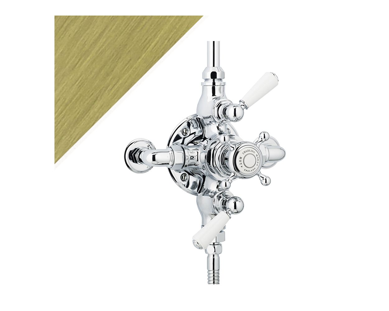 Swadling Invincible Double Exposed Shower Mixer for exposed installation