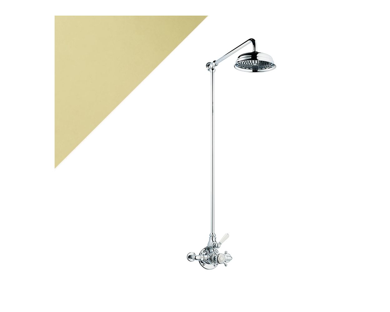Swadling Invincible Single Exposed Shower Mixer with Rigid Riser Kit ...